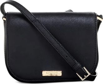 Kate Spade New York sac port&eacute; &eacute;paule &agrave; plaque logo - Noir