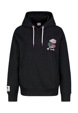 Sublevel Kapuzenpullover Damen Hoodie mit S&uuml;&szlig;en Backprints Sweater, Kapuzensweatshirt mit seitl. Eingrifftaschen