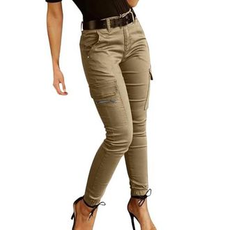 Generic Pantalon cargo stretch pour femme - Taille haute - Pantalon de randonn&eacute;e confortable - Pantalon de jogging &eacute;l&eacute;gant - Pantalon de loisirs &eacute;lastique - C
