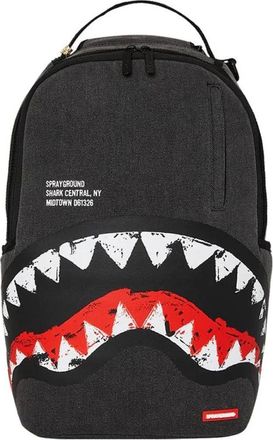 Sprayground Sprayground, Homme, Sacs, Multicolore, Taille: ONE Size Shark Central Painted Dlxs Backpack