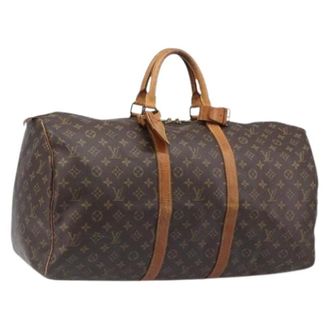 Louis Vuitton Sac Boston Vintage doccasion - Femme - Pre-owned - Brun - Taille: ONE Size