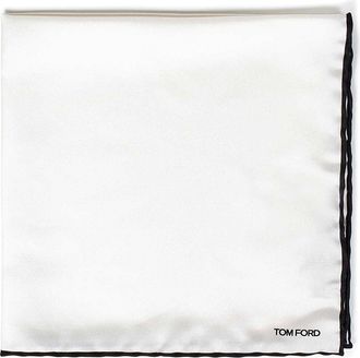 Tom Ford Krawatte - Wei&szlig;