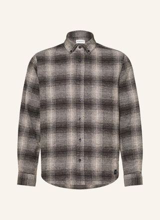 Nowadays Nowadays Flanellhemd Comfort Fit grau