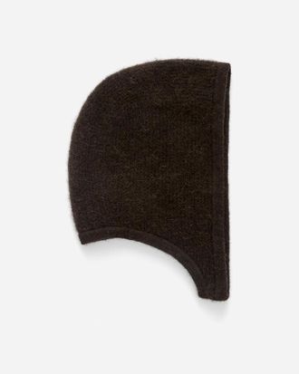Arket Balaclava Aus Alpakawolle Und Wolle -Braun