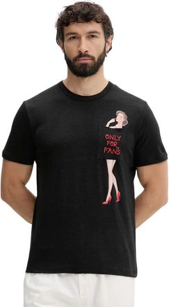 MC2 Saint Barth Homme, Tops, Noir, Taille: M T-shirt Ecstasea