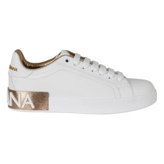 Dolce & Gabbana Femme, Chaussures, Beige, Taille: 38 1/2 EU Portofino Baskets