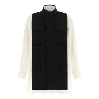 sacai Hybrid Shirt - - Blouses & Shirts - Damen - Mehrfarbig - M