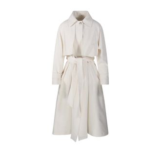 Herno Femme, Manteaux, Beige, Taille: 34 FR 1200 Bianco Raincoat