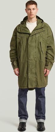 G-Star Long Parka - Gr&uuml;n - Herren