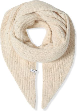 Cecil Damen 5706591 Dreieckstuch mit Glitzer, Creamy White, Einheitsgröße