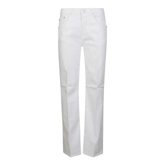 Dondup Jacklyn Bull Denim Jeans droits - Femme - Jeans - Blanc - Taille: W30