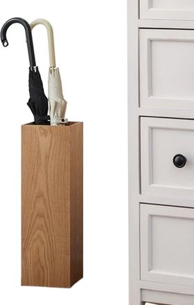 Generico Regenschirmhalter f&uuml;r Eingang, Eimer aus Holz, Beh&auml;lter f&uuml;r Gehst&ouml;cke - f&uuml;r Terrasse, B&uuml;ro, Garten, Haus, Schlamm, Au&szlig;enbereich, Flur, Landhaus