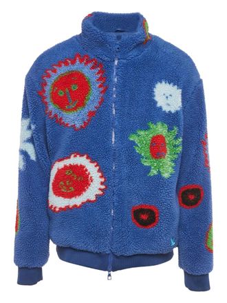 Louis Vuitton veste zipp&eacute;e en polaire - Bleu