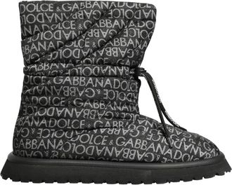 Dolce & Gabbana Homme, Chaussures, Noir, Taille: 44 EU Bottes de Neige