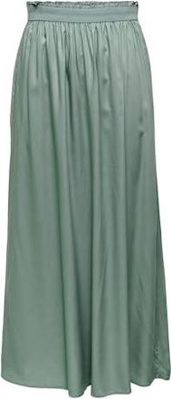 Only NOS Onlvenedig Paperbag Long Skirt WVN Noos, Jupe Femme, Vert (Chinois Green Chinois Green), 44 (Taille Fabricant: X-Large)