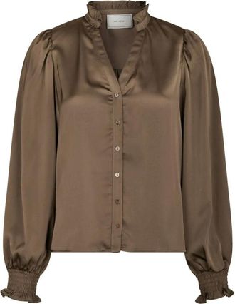 Neo Noir Femme, Blouses et Chemises, Brun, Taille: 46 FR Blouses