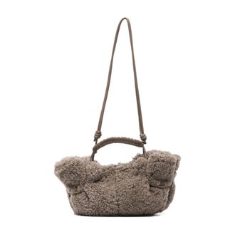 Hereu Graue Geflochtene Tasche mit Knotendetail - - Bags - Damen - Grau - ONE SIZE