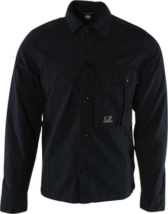 C.P. Company C.p. Company, Homme, Vestes, Bleu, Taille: S Chemise Teinte en Pi&egrave;ce