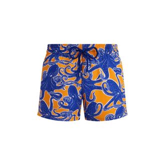 Vilebrequin Homme, Maillots de bain, Orange, Taille: S Stretch Short Swim Shorts Poulpes
