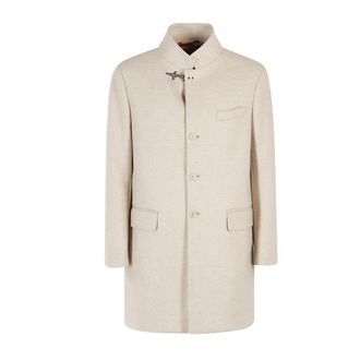Fay Homme, Manteaux, Beige, Taille: L Manteau dhiver élégant