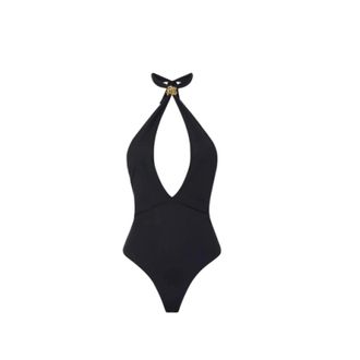 Elisabetta Franchi Femme, Maillots de bain, Noir, Taille: 40 FR One-piece