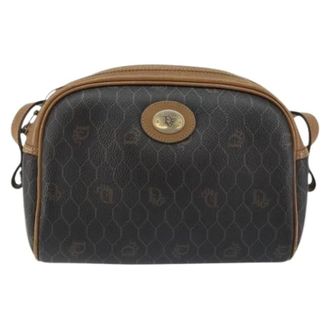Dior Pre-owned Vintage Honeycomb Schultertasche - - Pre-owned - Damen - Braun - ONE SIZE