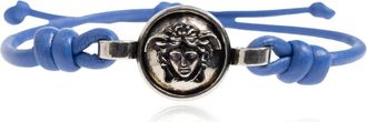Versace unisex, Accessoires, Bleu, Taille: ONE Size Medusa Leather Bracelet