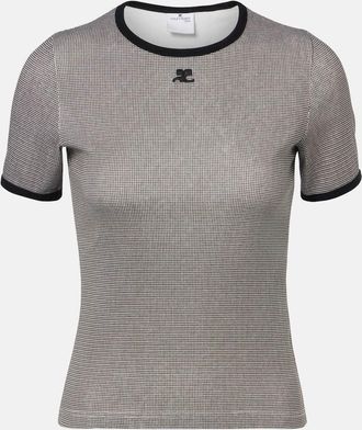 Courr&egrave;ges Courr&egrave;ges T-Shirt aus Baumwolle