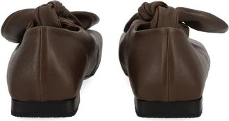 Uma Wang Womens Lace-Up Shoes Grey Leather
