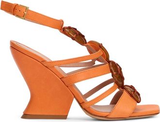 Alberta Ferretti Femme, Chaussures, Orange, Taille: 38 EU Sandales