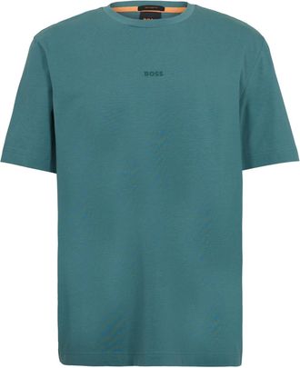 HUGO BOSS Tchup T-Shirt f&uuml;r Herren, &Uuml;bergro&szlig; (Dunkelgr&uuml;n)