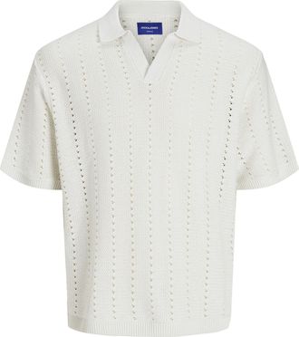 Jack & Jones Male Gestricktes Polo Einfarbig Gestricktes Polo