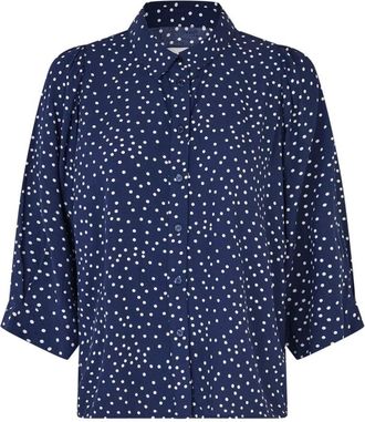 Lollys Laundry Femme, Blouses et Chemises, Bleu, Taille: 36 FR Chemises