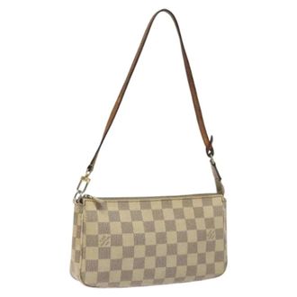 Louis Vuitton Pre-owned Toile sacs-louis-vuitton - Femme - Pre-owned - Blanc - Taille: ONE Size