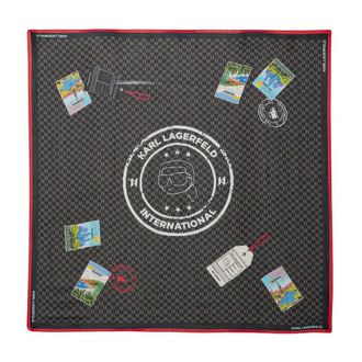 Karl Lagerfeld Ikon Monogram Schal - - Accessories - Damen - Mehrfarbig - ONE SIZE