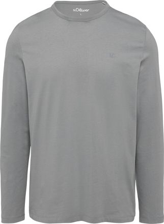 s.Oliver Langarmshirt mit Logo-Detail
