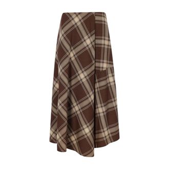 Max Mara Lanoso Wickelrock - - Skirts - Damen - Braun - S
