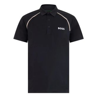 HUGO BOSS Kurzarm Poloshirt - - Tops - Herren - Schwarzk - M