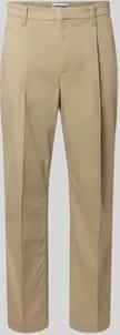 Armedangels Regular Fit Chino aus Baumwoll-Mix Modell TAAMIR PLEATED