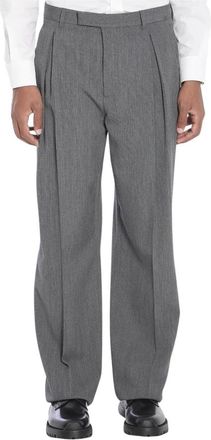 Dior Pantalon ample pliss&eacute; - Homme - Pantalons - Gris - Taille: M