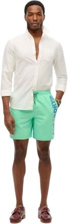 Superdry Homme, Maillots de bain, Vert, Taille: M Swim Short