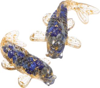 BESPORTBLE 2stücke Steinfisch Aquarium-dekor Für Haushalt Kompakte Fischfigur Schönes Fisch-dekor Realistisches Fisch-dekor Kleiner Kunstfisch Aquarium-zubehör F