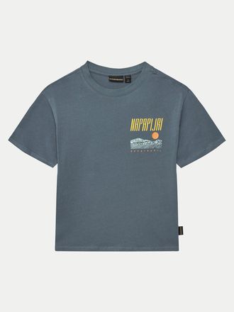 Napapijri T-Shirt S-Sella NP0A4IGX S Blau Regular Fit
