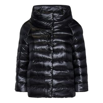 Herno Sofia Mini Cape - - Jackets - Damen - Schwarzk - 2XL