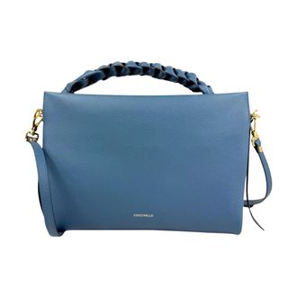Coccinelle Femme, Sacs, Bleu, Taille: ONE Size Boheme Grana Double Hobo Bag