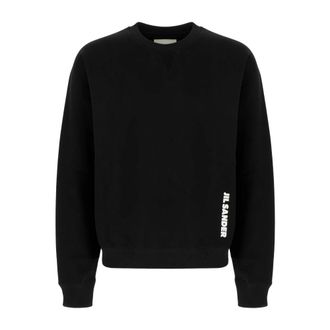 Jil Sander Logo-Print Sweatshirt - - Sweatshirts & Hoodies - Herren - Schwarzk - XL