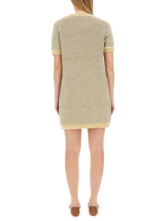 Tory Burch Velvet Dress - White