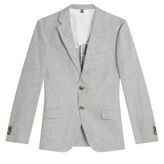 Ted Baker Kenleyj Stretch-leinen-blazer, Gr&uuml;n