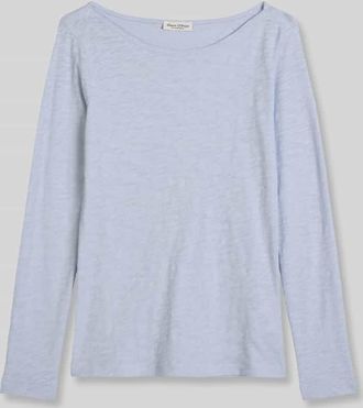 Marc O'Polo Regular Fit Langarmshirt aus reiner Baumwolle