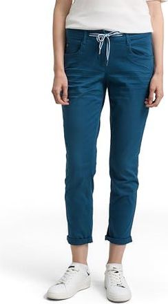 Tom Tailor 1040963 Pantalon, 13183-Dark Petrol, 42W / 28L Femmes